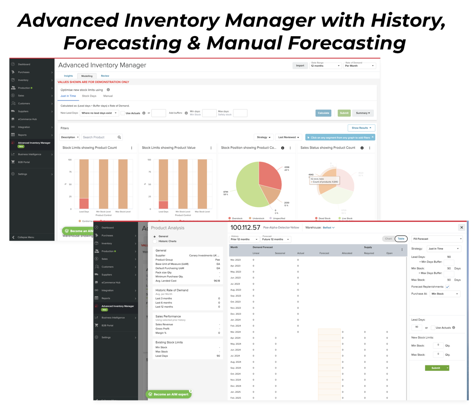Inventory control software - Unleashed - Langcroft Consultancy