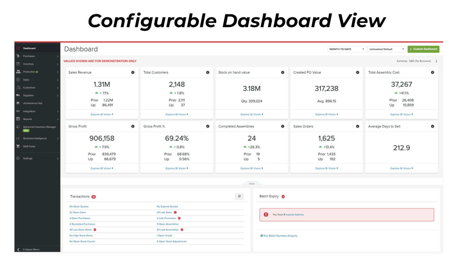 Inventory control software - Unleashed - Langcroft Consultancy