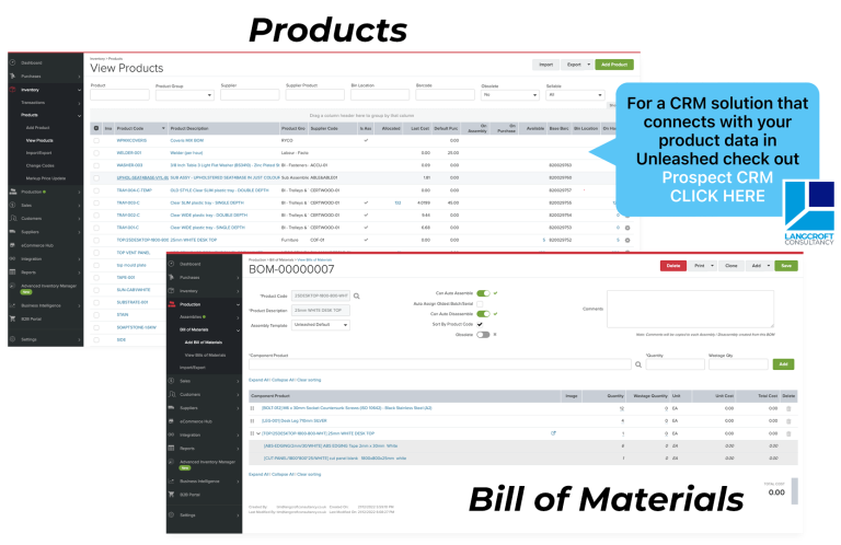 Inventory control software - Unleashed - Langcroft Consultancy